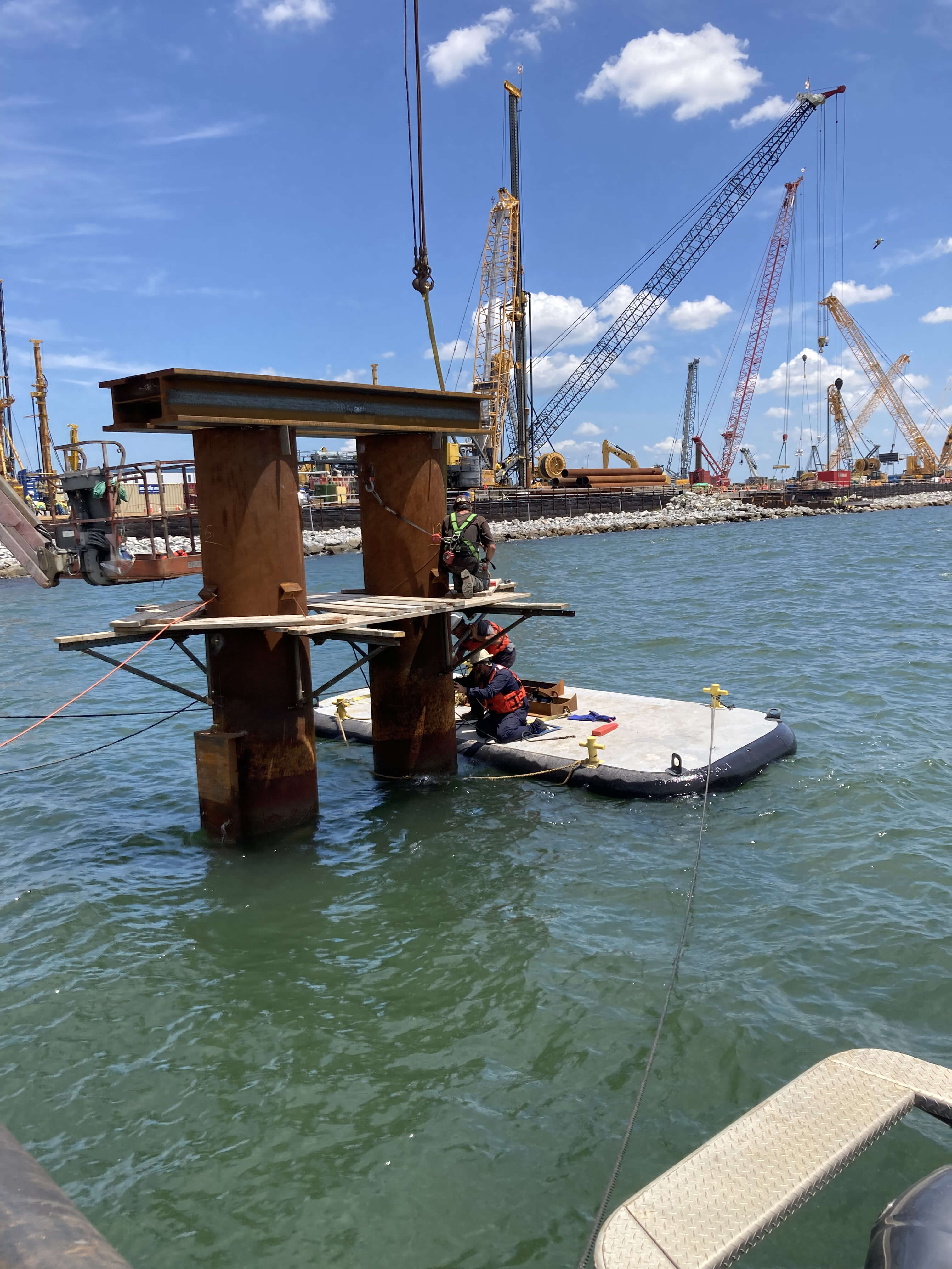 HRCP CONVEYOR PILE CAPS - Precon Marine