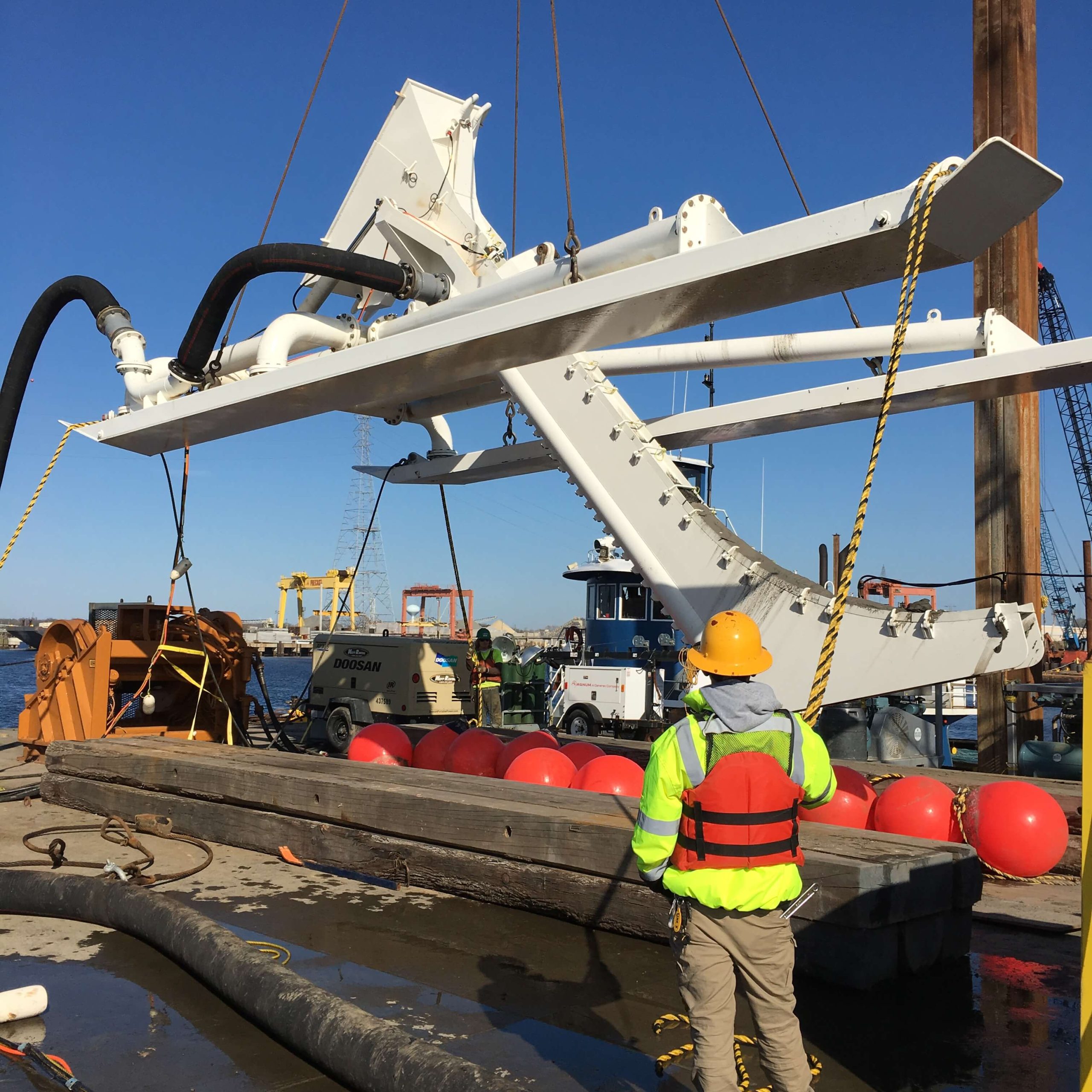 HRBT FIBER OPTIC CABLE CROSSING - Precon Marine