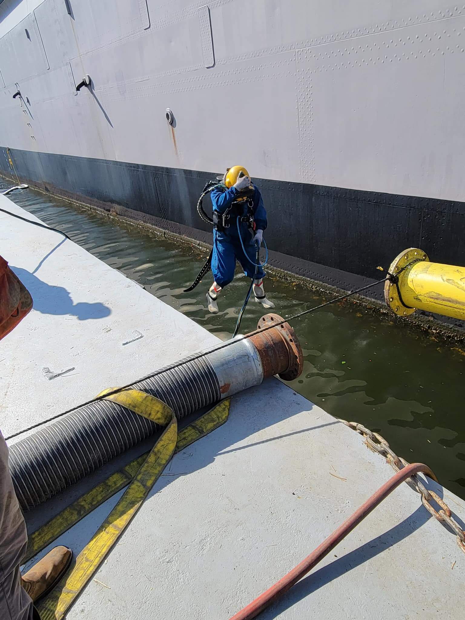 USS WISCONSIN BERTHING DREDGING - Precon Marine